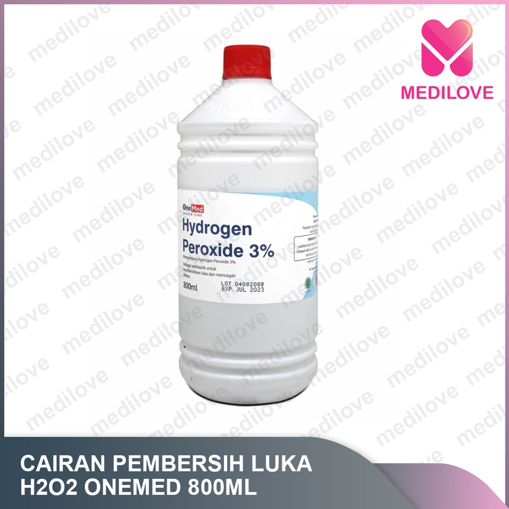 Jual Hidrogen Peroksida H2O2 Hydrogen Peroxide 3% 800ml / PEHIDROL H2O2 ...