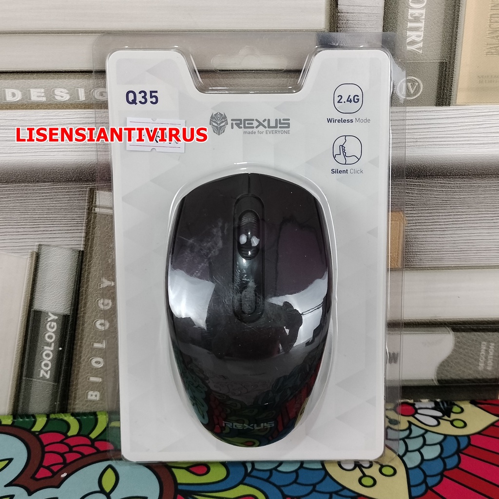 Jual Mouse Office Rexus Mouse Wireless Office Q35 Silent Click with 3 ...