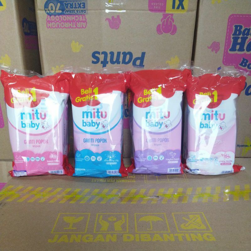 Jual Mitu Baby Wipes beli 1 gratis 1 - B1G1 | Shopee Indonesia