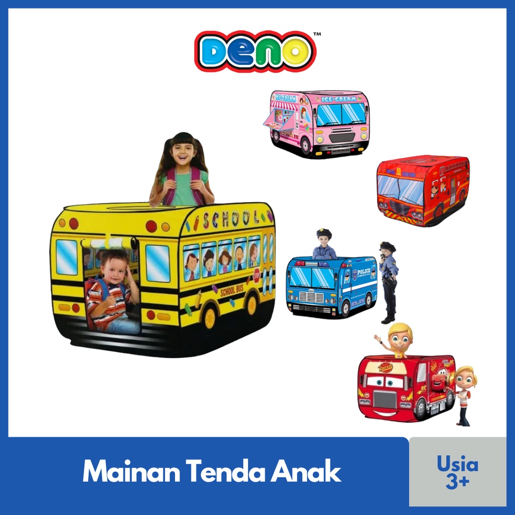 Jual DENO Mainan Tenda Bus Es Krim / Tenda Bus / Tenda Bus Anak / Tenda ...