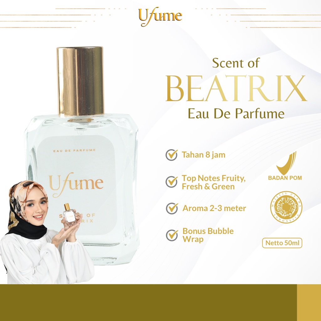 Jual Minyak Wangi Parfum Ufume Scent Of Beatrix Eau De Parfume Original ...