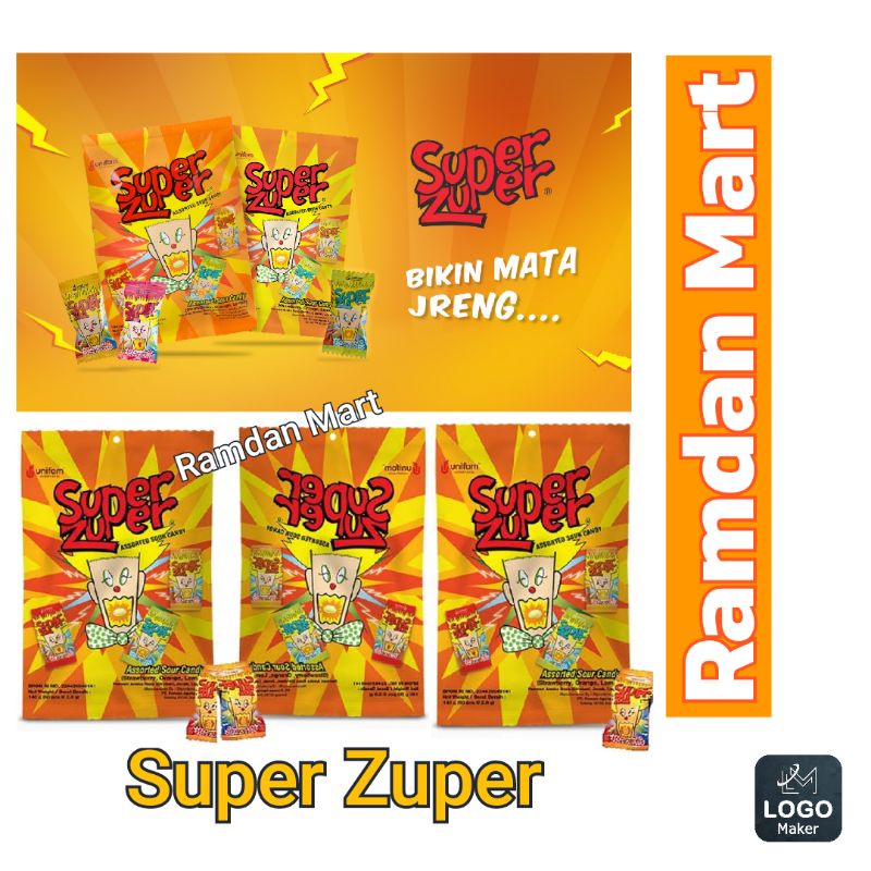 Jual permen super zuper Mix Bag (isi 50 bungkus ) | Shopee Indonesia