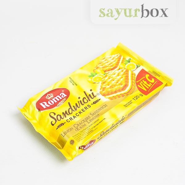 Jual Roma Sandwichi Crackers Lemon 120 gram Sayurbox | Shopee Indonesia