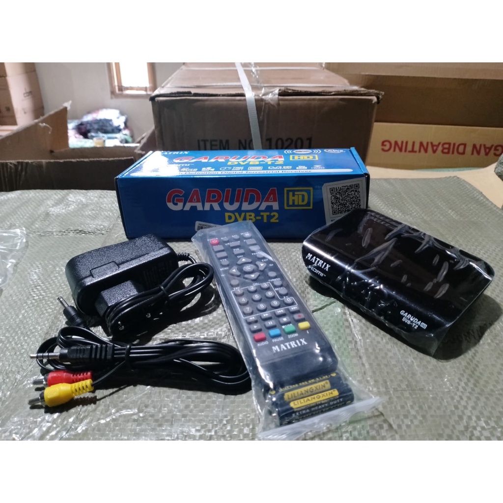 Jual Set Top Box Garuda/STB Garuda COMPACT TV Digital Matrix Biru HD Matrik DVB T2 PREMIUM ...