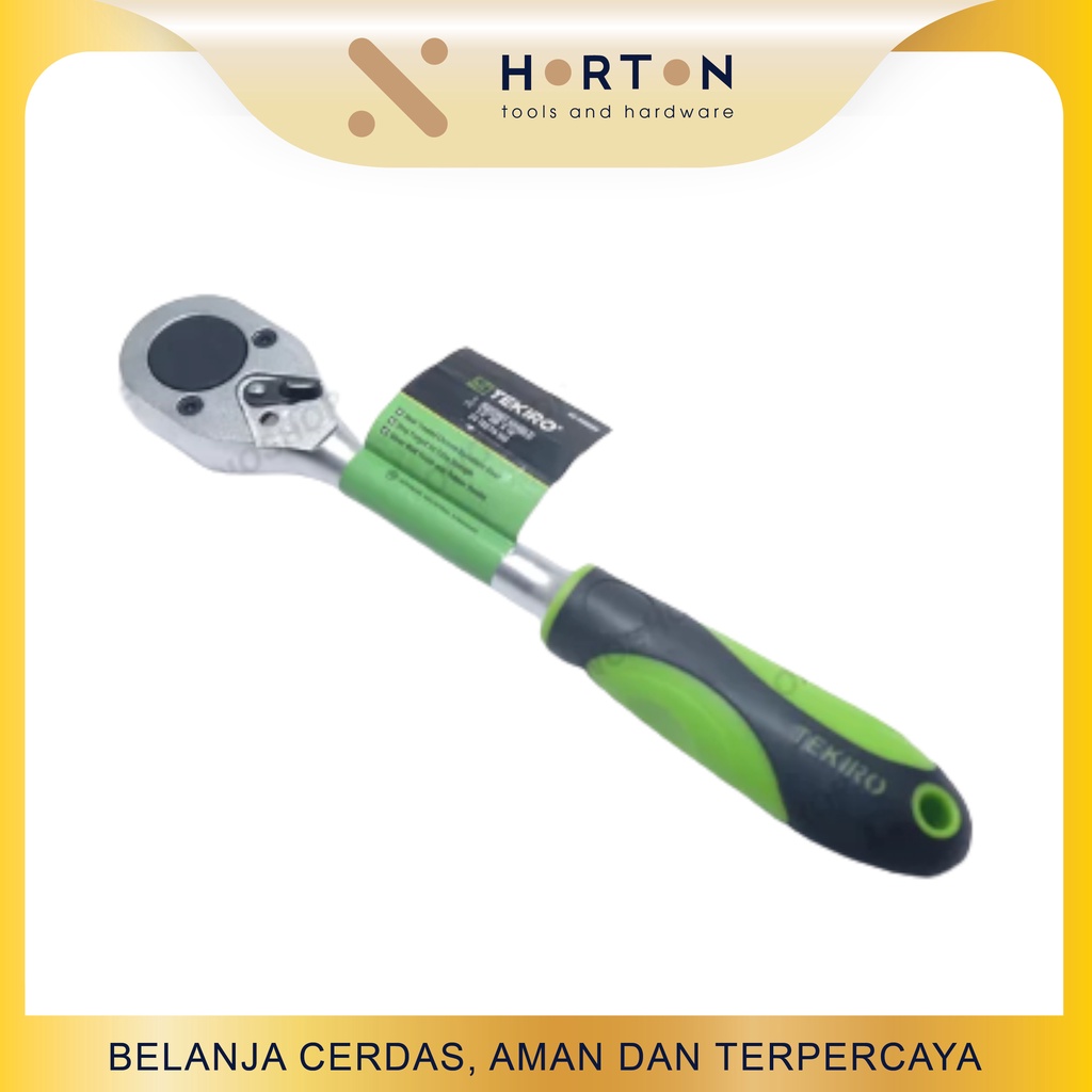Jual TEKIRO Stang Kunci Sock Rachet 1/2" x 10" / Ratchet Handle Steel ...