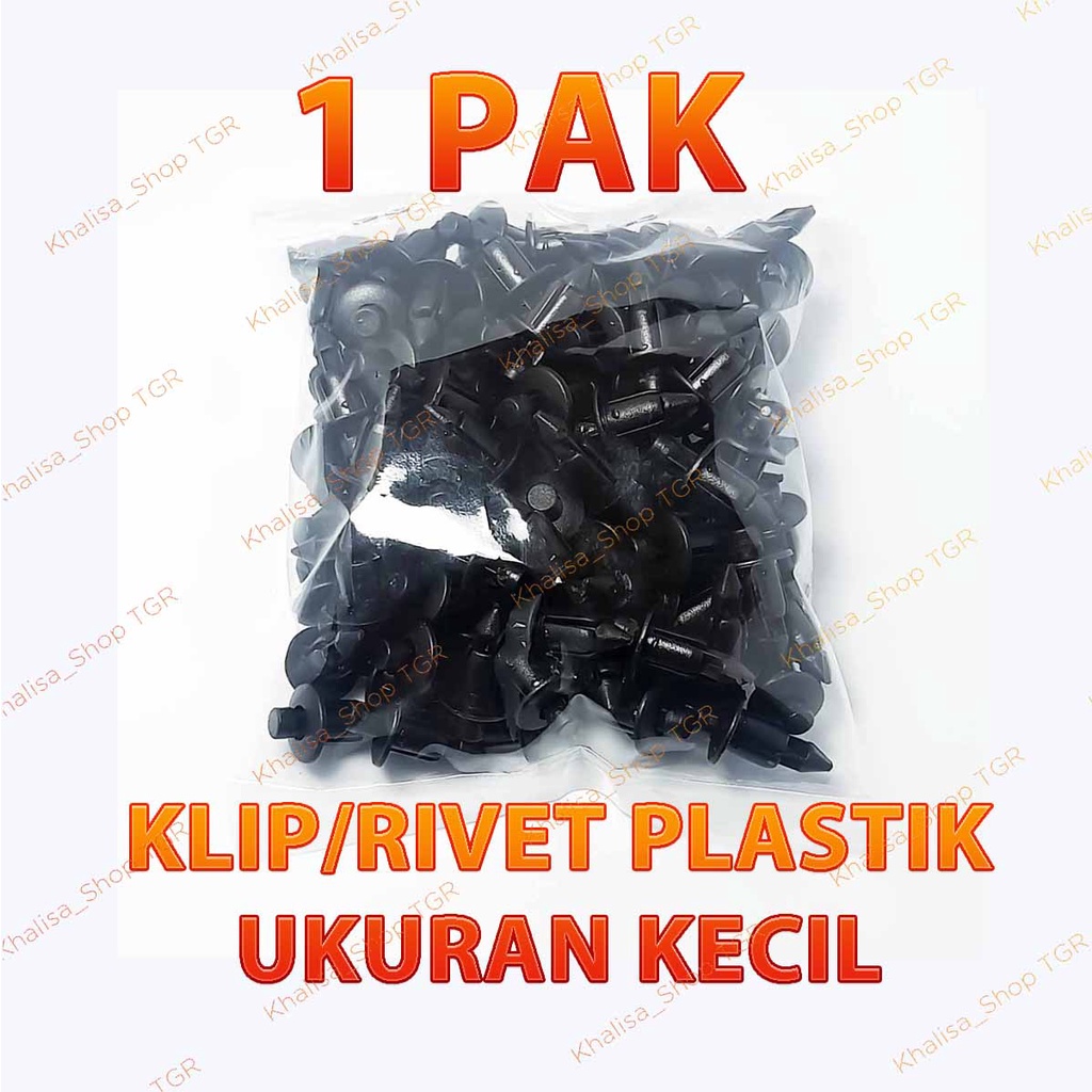 Jual HARGA 1PAK KANCING KLIPRIVET PLASTIK BODY NMAX / RIVET BODY / KLIP ...