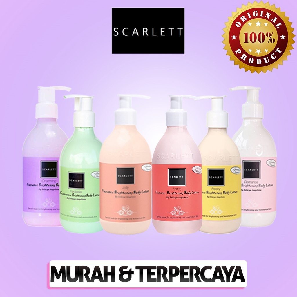 Jual Scarlett Whitening Body Lotion Hand Handbody Series Original ...