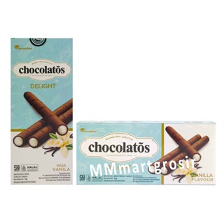 Jual Chocolatos Delight / Wafer Roll / Wafer Rasa Coklat & Vanilla ...