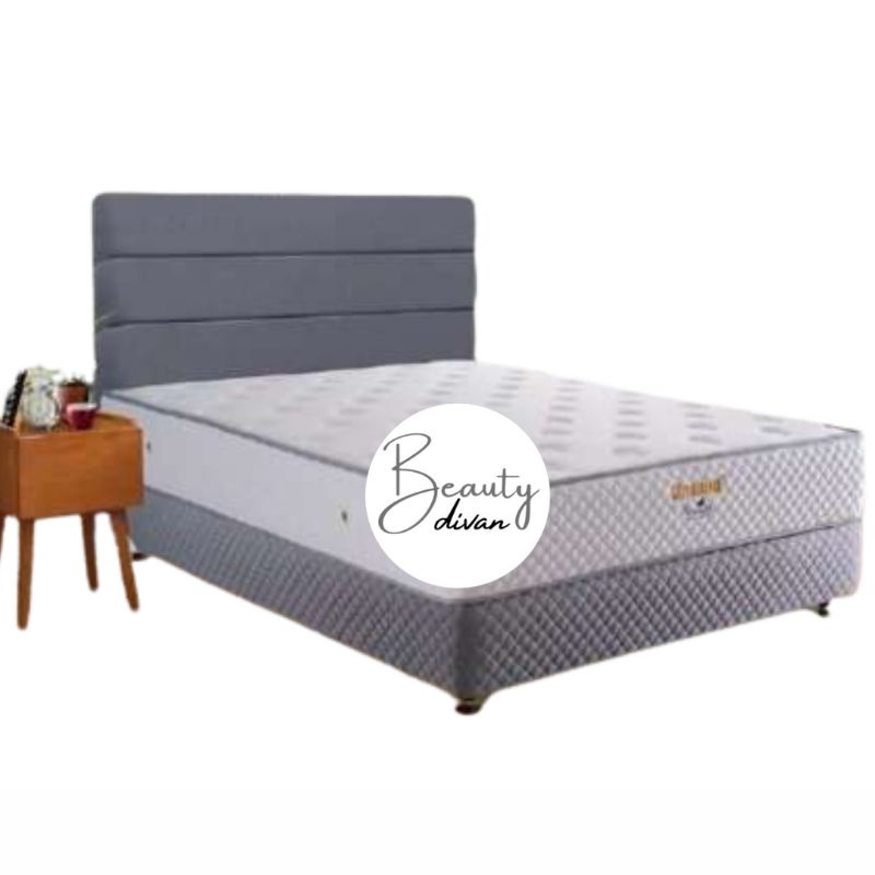 Jual Satu Set Divan Linen dan Kasur /divan bisa request/dipan/ranjang ...