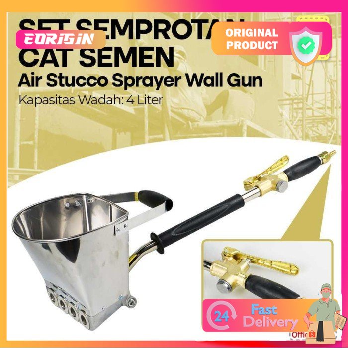 Jual Alat Plaster Semen Tembok Sprayer Wall Gun | Shopee Indonesia