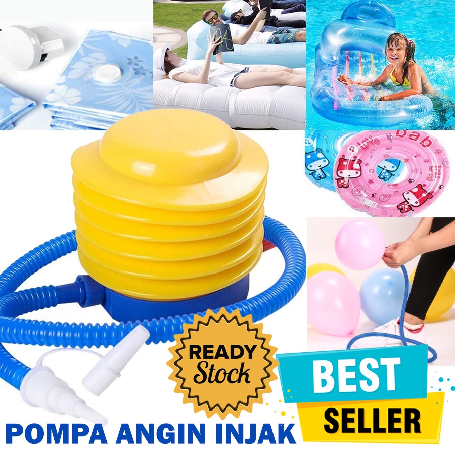 Jual Pompa Angin Kaki Injak Balon Bola Ban Renang Gym Ball | Shopee ...