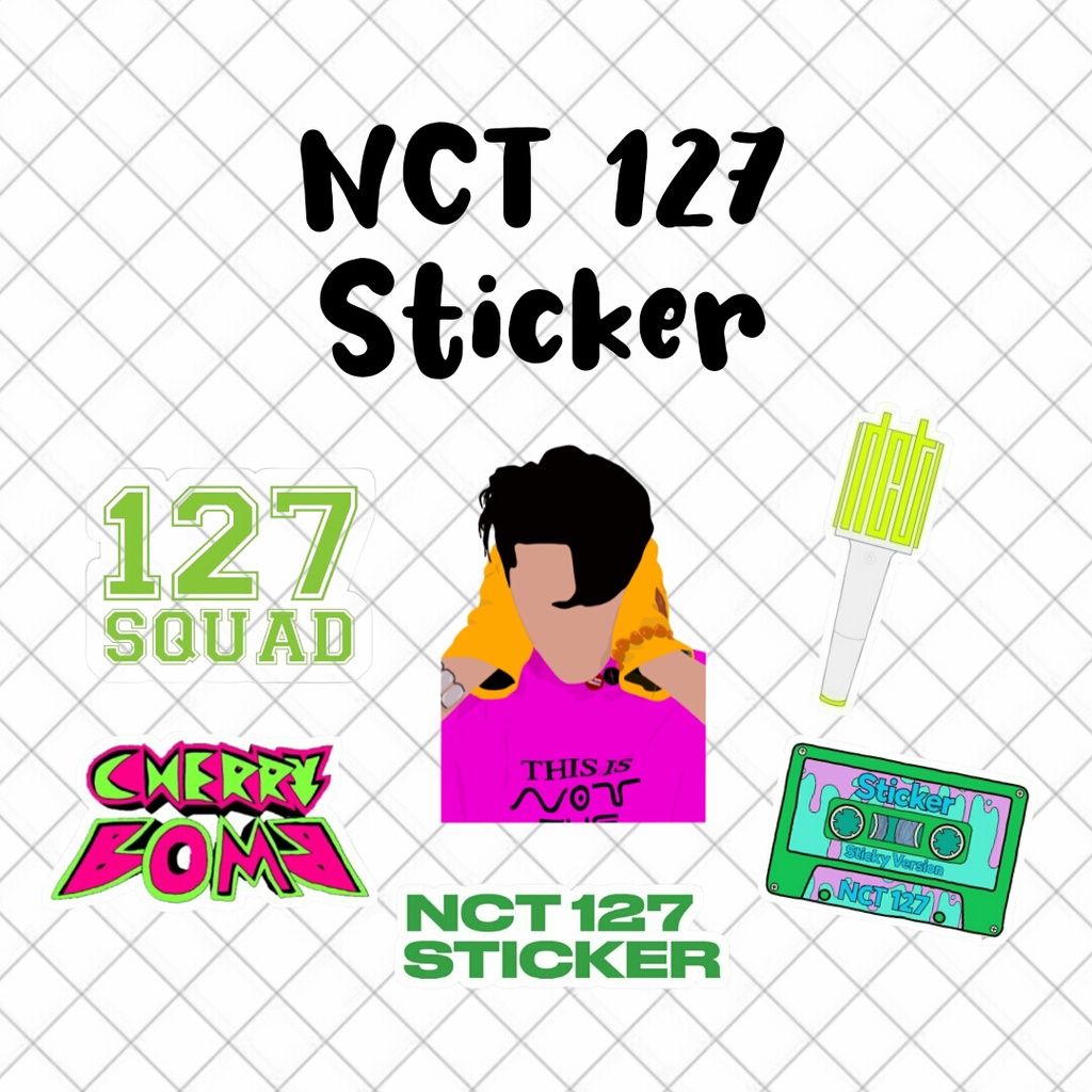 Jual Sticker NCT 127 Huruf Hangul Sticker Nama Member Character KPOP ...