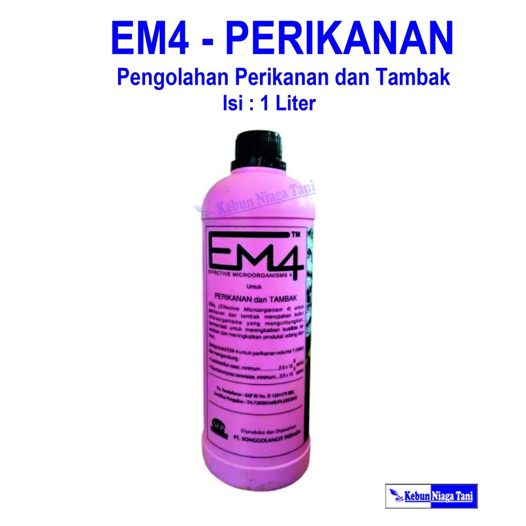 Jual EM4 perikanan dan tambak 1 liter | Shopee Indonesia