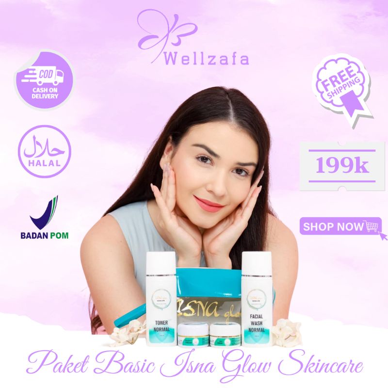 Jual PAKET BASIC ISNA GLOW SKINCARE ORIGINAL RESMI | Shopee Indonesia