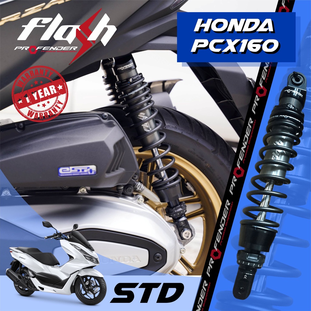 Jual Suspensi Shockbreaker Profender Flash Series Motor Honda PCX 150 ...