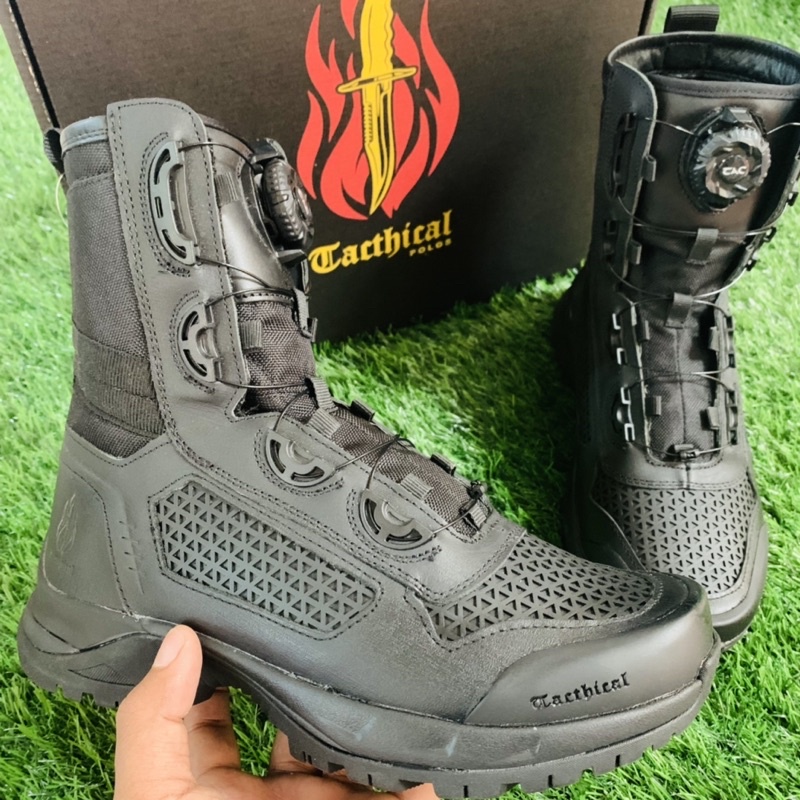 Jual SEPATU PDL TALI PUTAR TACTICAL LIBRA BOA MK2 MERK TACTICAL KULIT ...