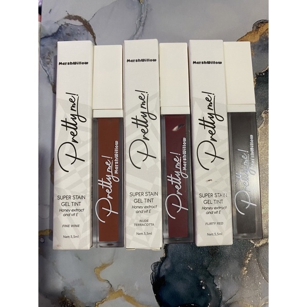 Jual marshwillow pretty me super stain gel tint | Shopee Indonesia