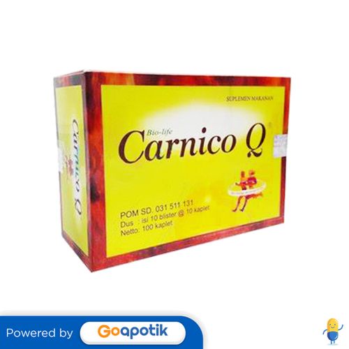 Jual Biolife Carnico Q 10 Strip 10 Kaplet | Shopee Indonesia