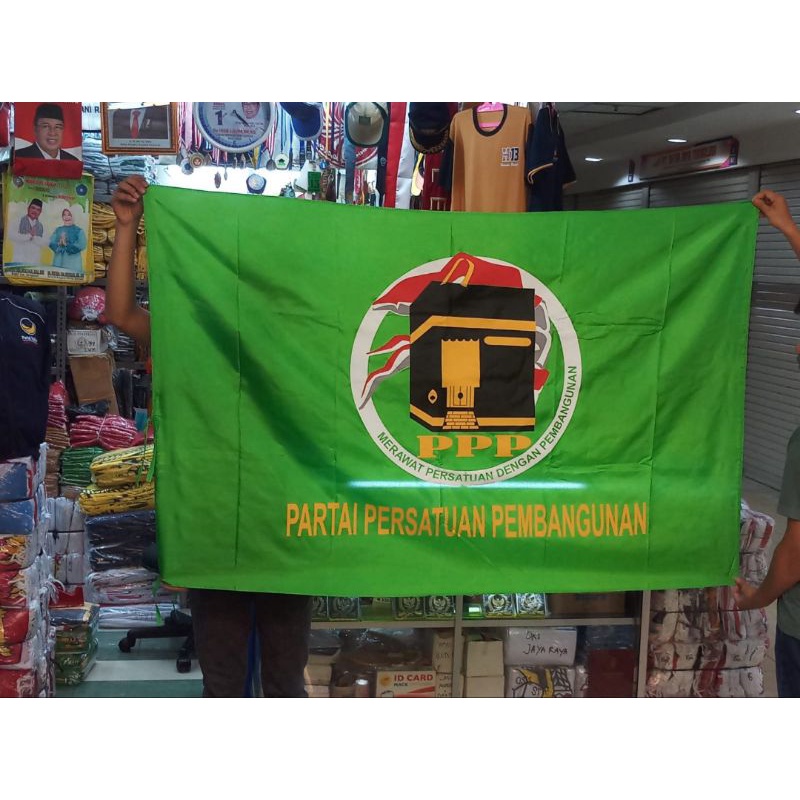 Jual bendera partai ppp ukuran 200x300cm bendera besar partai ppp ...