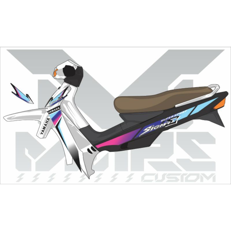 Jual STRIPING KIT YAMAHA SIGMA DESIGN CUSTOM F1ZR MALAYSIA | Shopee ...