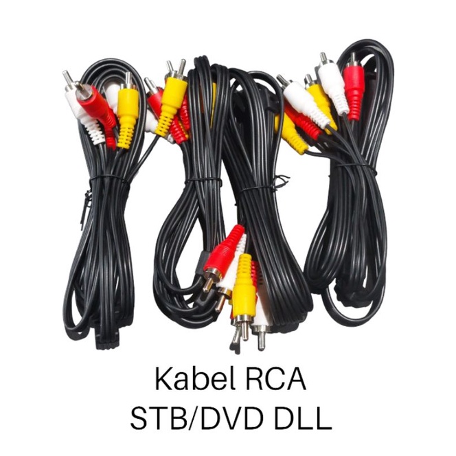 Jual Kabel RCA STB AV kabel set top box panjang 120CM | Shopee Indonesia