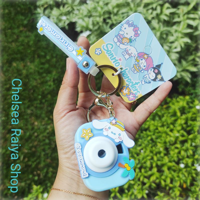 Jual Gantungan Kunci Tas Keychain Sanrio Cinnamoroll Camera Slide ...