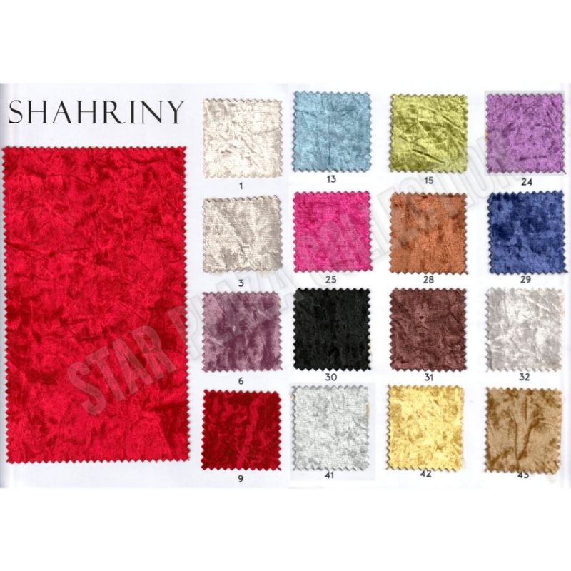 Jual Kain Bludru / Beludru Crushed Velvet Halus Mengkilap Glossy ...
