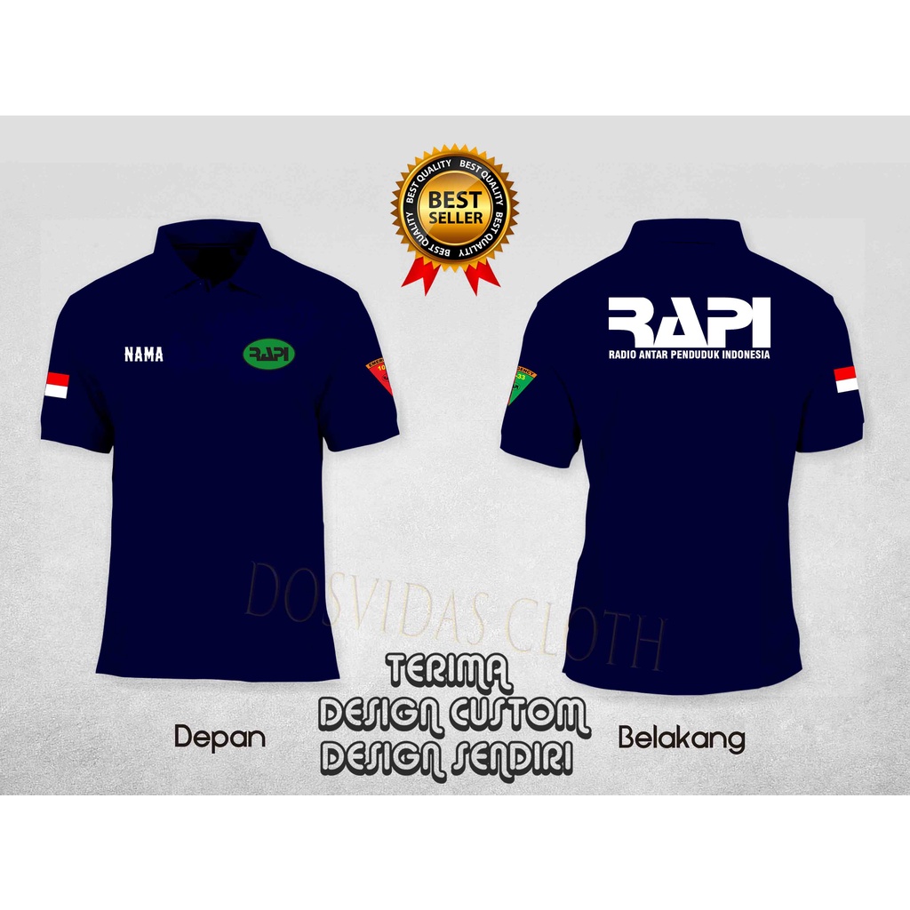 Jual KAOS POLO RAPI KAOS KERAH RADIO ANTAR PENDUDUK INDONESIA KEREN ...