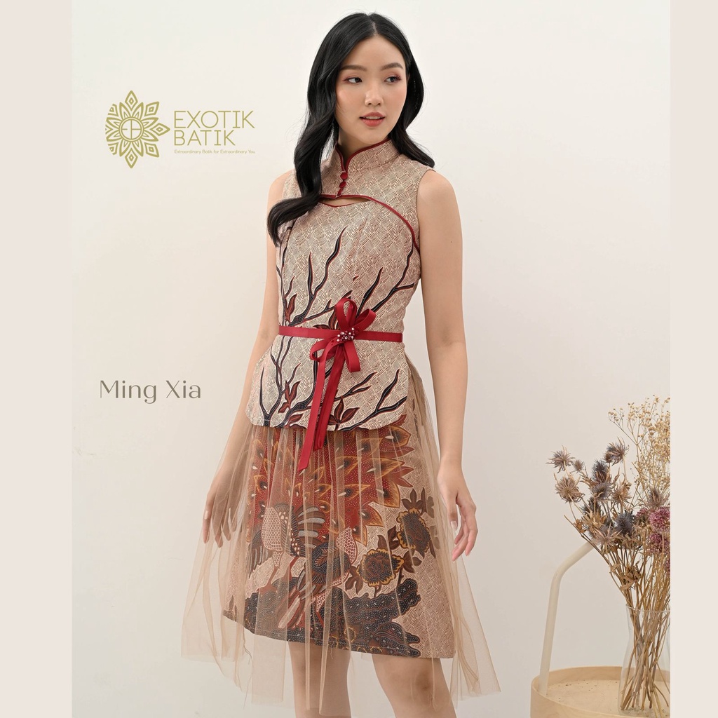 Jual Ming Xia batik set | Shopee Indonesia