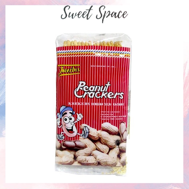 Jual BISKUIT KACANG INTERBIS 300 GRAM PEANUT CRACKER [SWEETSPACE ...