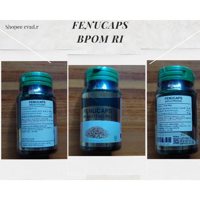Jual fenucaps 100 kap segel bpom ri | Shopee Indonesia