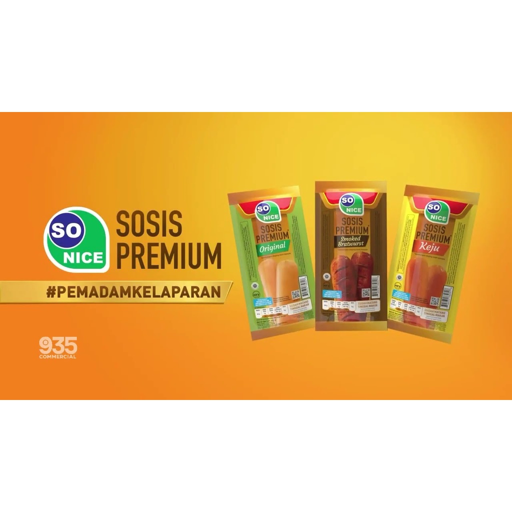 Jual SO NICE SOSIS PREMIUM KEJU, SMOKED BRATWURST, ORIGINAL | Shopee Indonesia