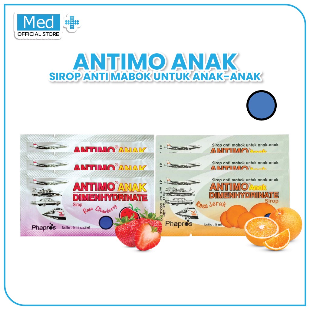 Jual Med+ Antimo Anak Sachet 5ml | Shopee Indonesia