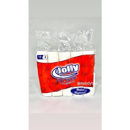 Jual Tissue Jolly Coreless 10 roll tisu kuliner tissue gulung tissue ...