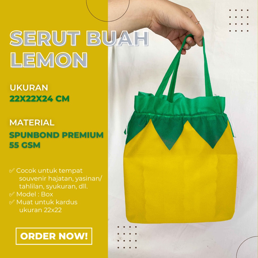Jual TAS HAJATAN SERUT TEBAL 22x22 / TAS SPUNBOND UNIK / TAS SOUVENIR ...