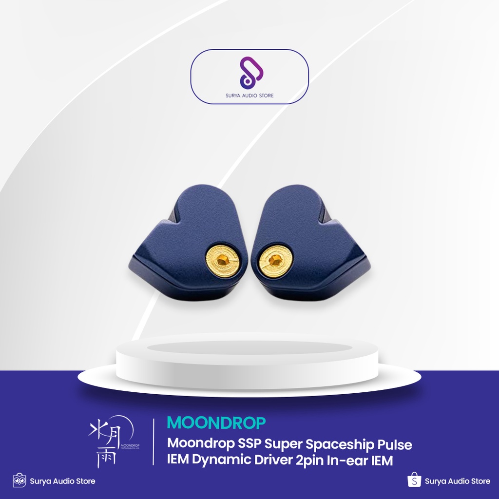 Jual Moondrop SSP Super Spaceship Pulse IEM Dynamic Driver 2pin In-ear ...