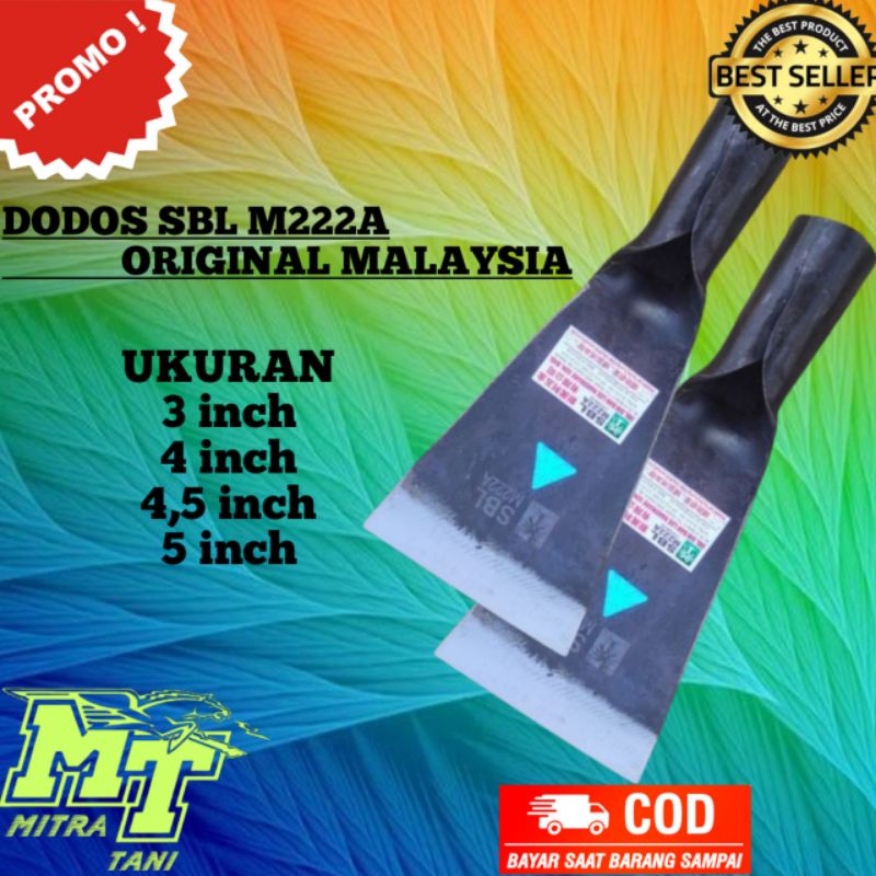 Jual DODOS SAWIT SBL ORIGINAL MALAYSIA UKURAN 3,4 DAN 5 INCH ALAT PANEN ...