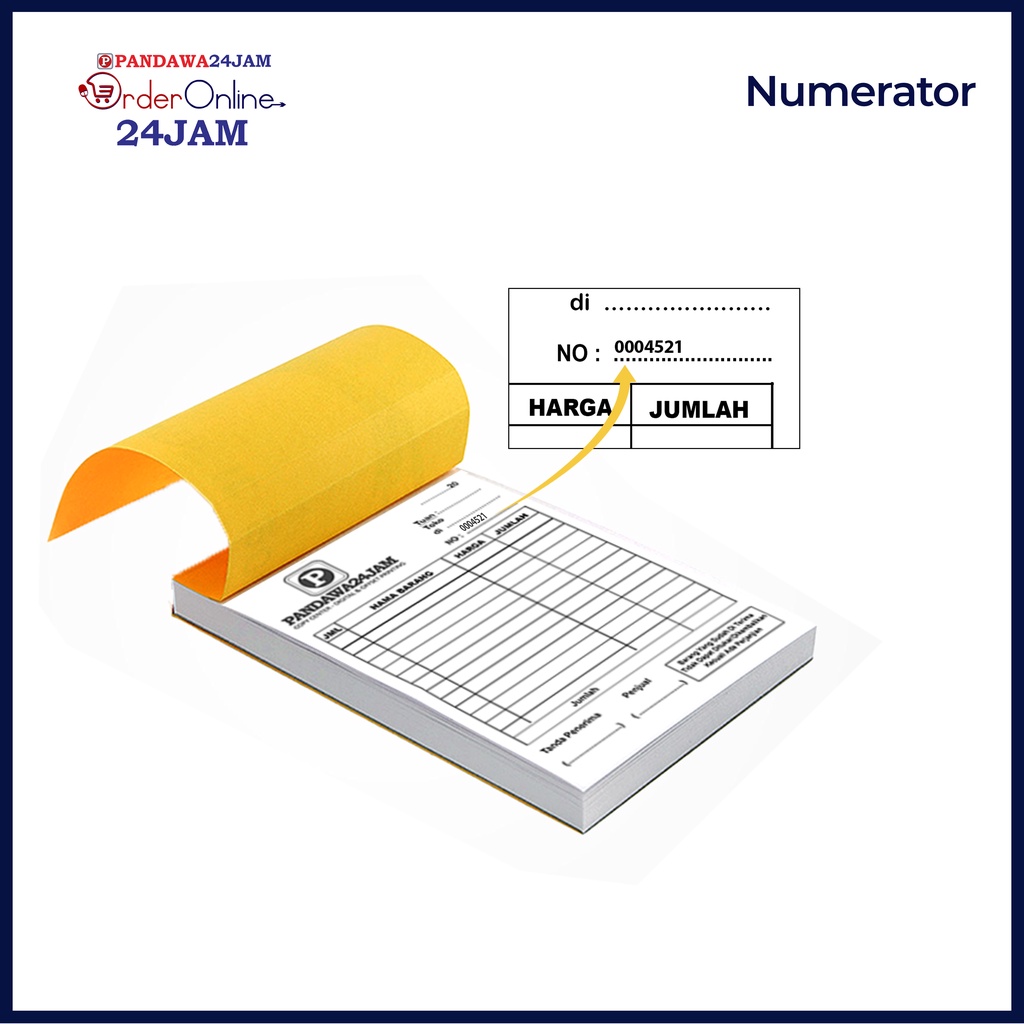 Jual Numerator Produk Tambahan Untuk Produk Nota | Shopee Indonesia