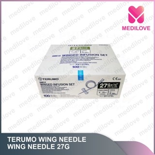 Jual Wing Needle Terumo / Infusion Set (ECER) 23G/25G/27G / Wing Needle Terumo / Infusion Set ...