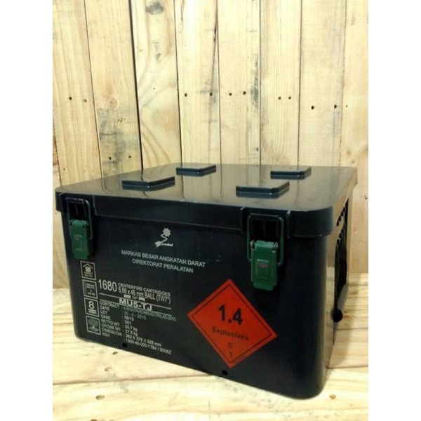Jual Box Kotak Bekas Isi Munisi Kotak Peluru Plastik Pindad Serbaguna ...