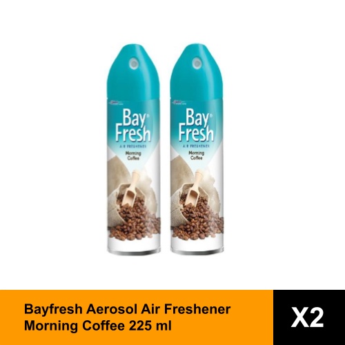 Jual Bayfresh Aerosol Air Freshener Morning Coffee 225 ml Twinpack ...