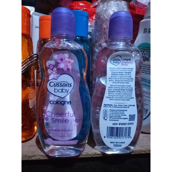 Jual Cussons baby cologne cheerful smile 100ml | Shopee Indonesia