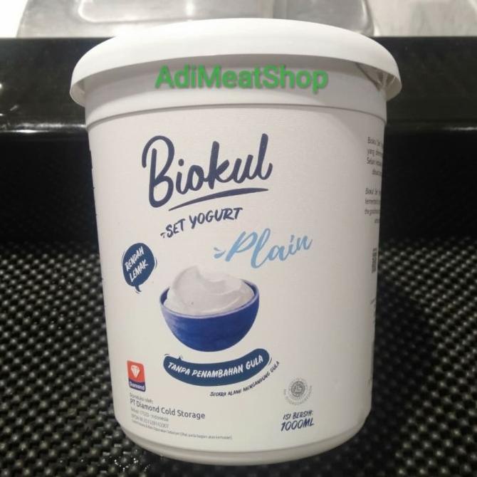 Jual biokul set yogurt plain no sugar 1000 ml | Shopee Indonesia