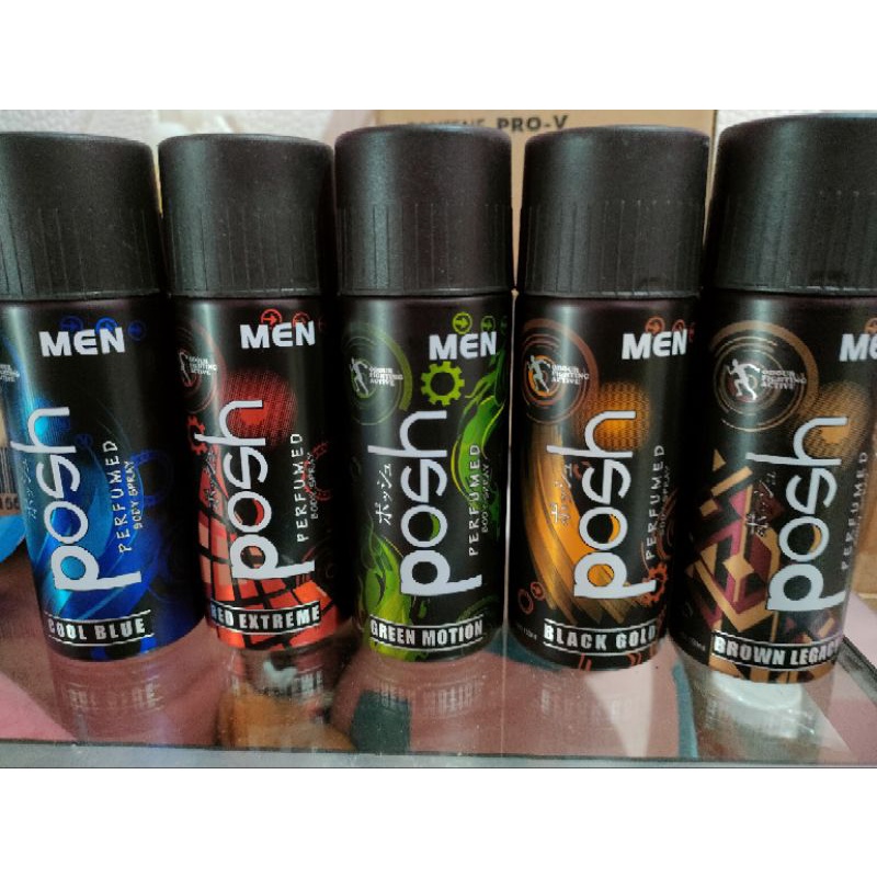 Jual Posh men body spray 150 ml | Shopee Indonesia