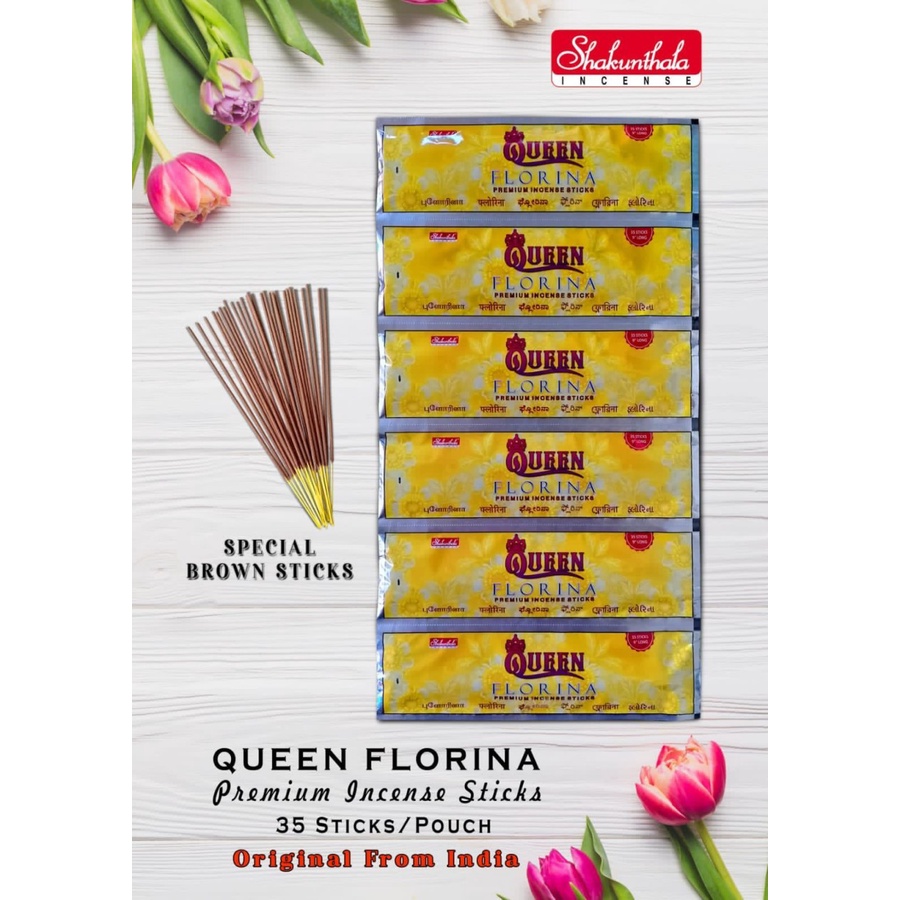 Jual Dupa India Queen Florina 35 Sticks | Shopee Indonesia