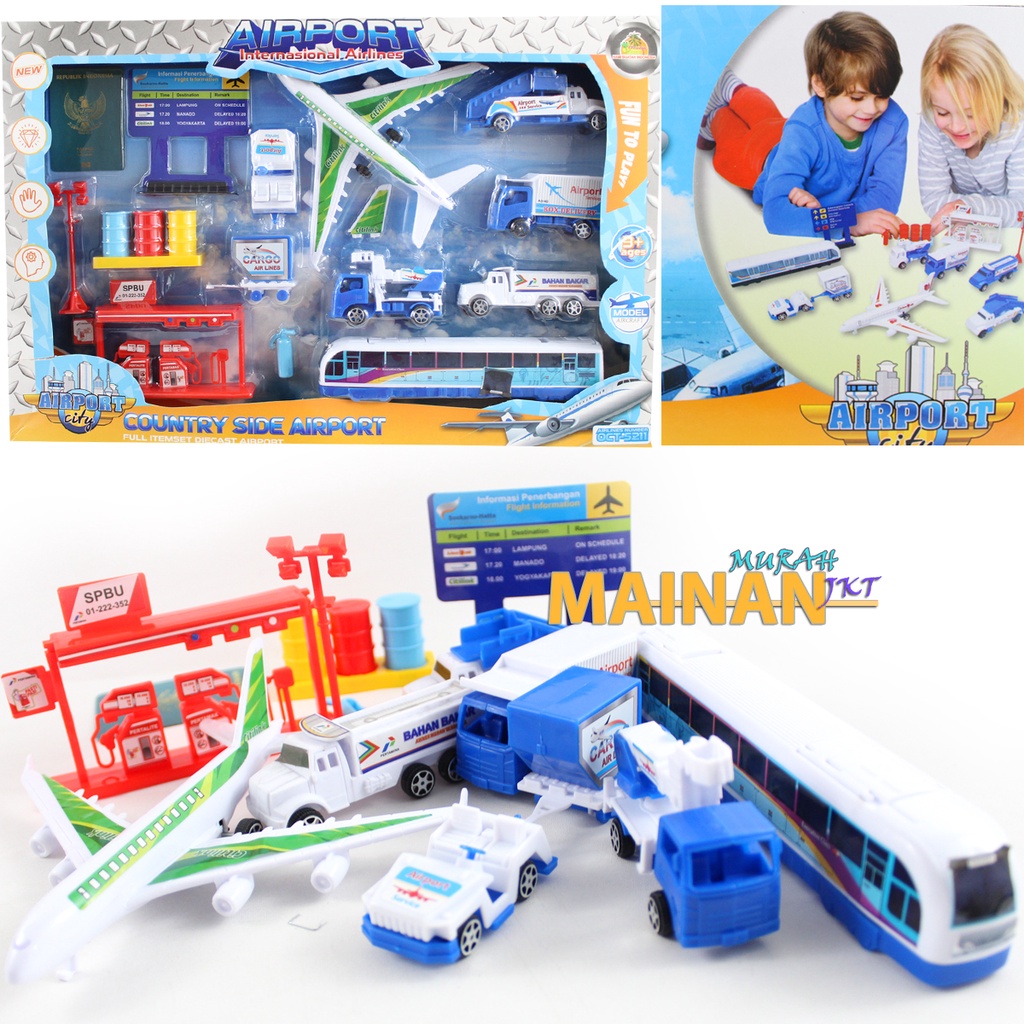 Jual MAINAN ANAK MURAH AIRPORT INTERNASIONAL AIRLINES DUS OCT5211 ...
