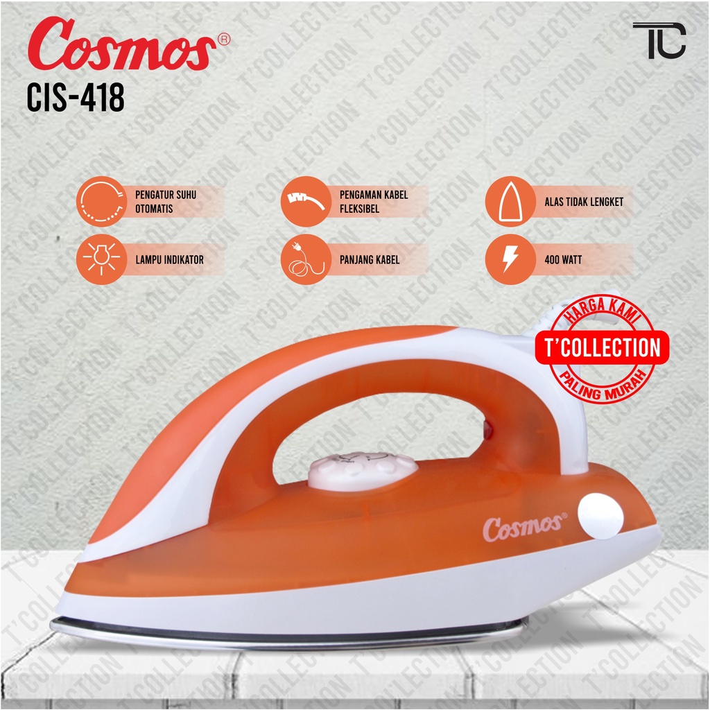 Jual Cosmos CIS 418 - Setrika Listrik | Shopee Indonesia