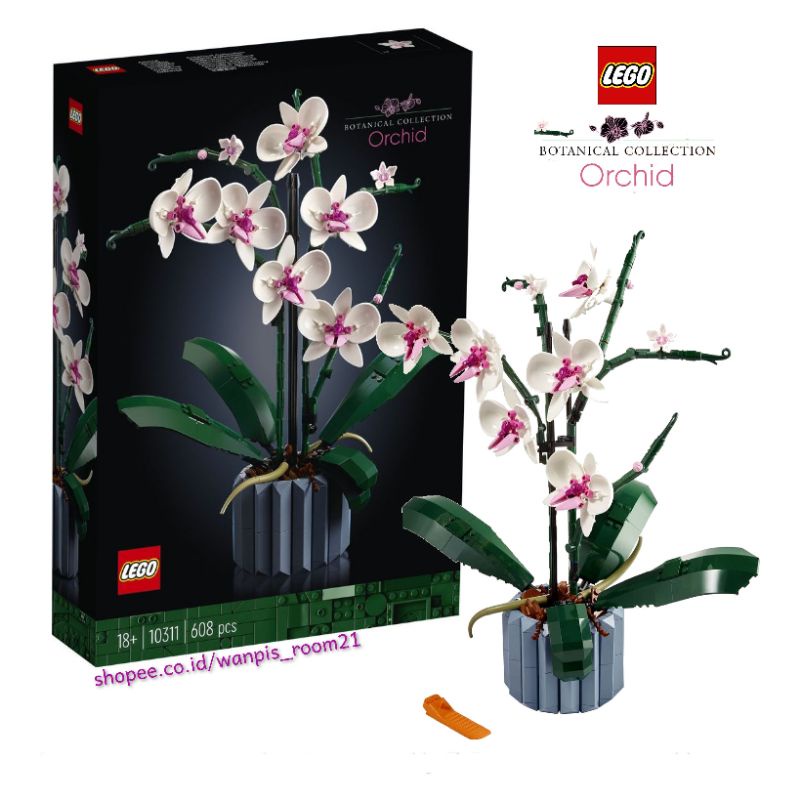 Jual LEGO Icon Orchid 10311 - Lego Botanical Collection, Lego Pajangan ...