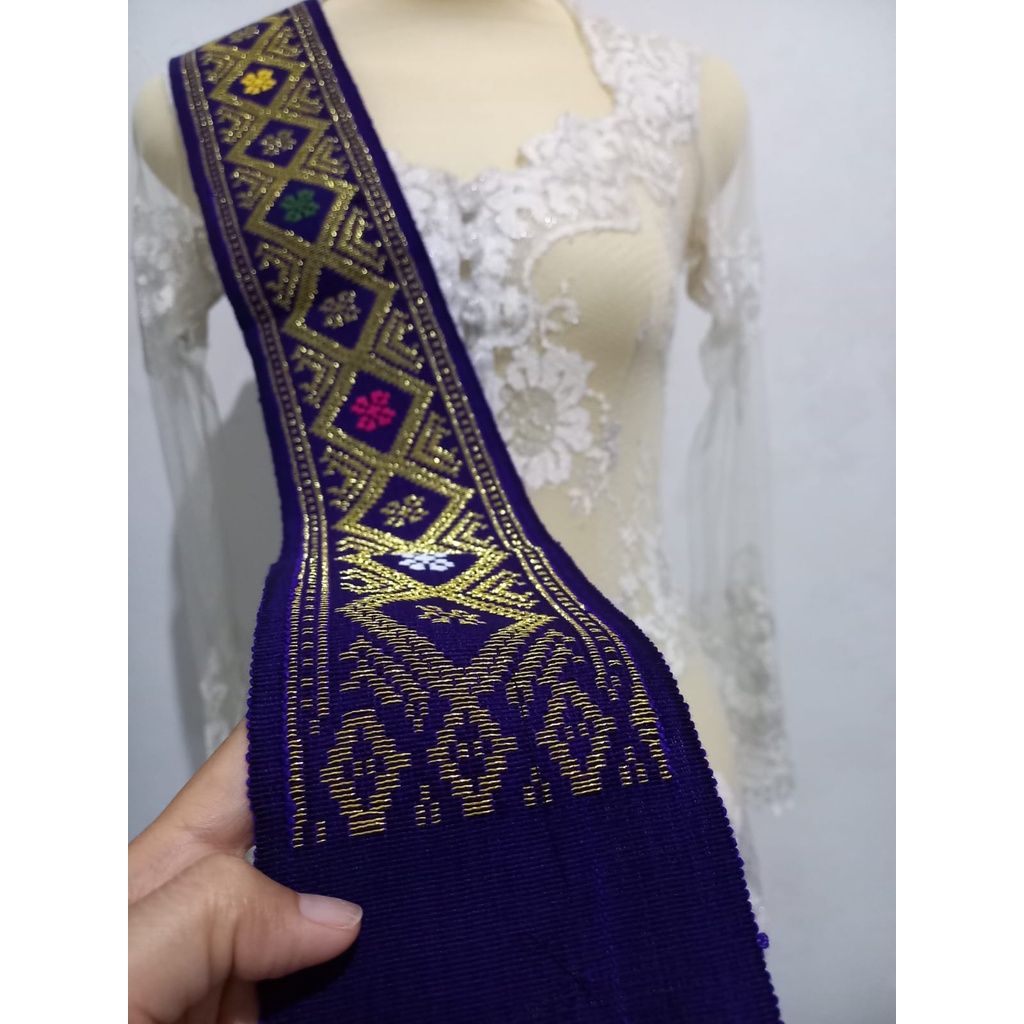 Jual SELENDANG SONGKET OBI ASLI TENUNAN | Shopee Indonesia