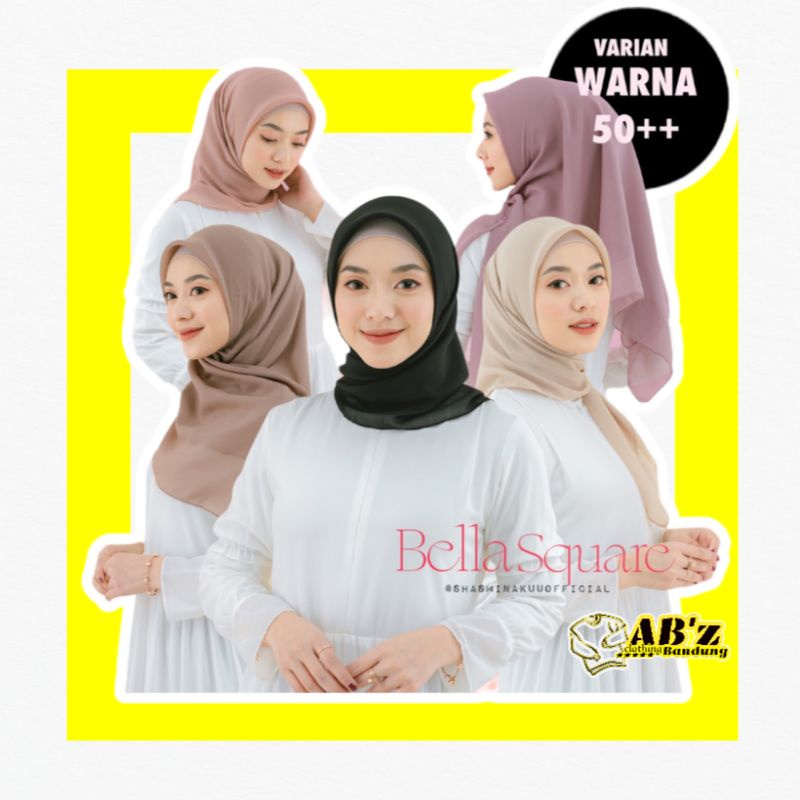 Jual Bella Square / Hijab Bella Square / Hijab Segi Empat / Kerudung ...